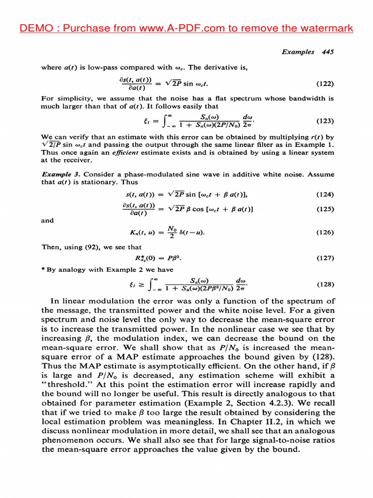 Van Trees I Detection Estimation And Modulation Theory Part I 0001 Pdf