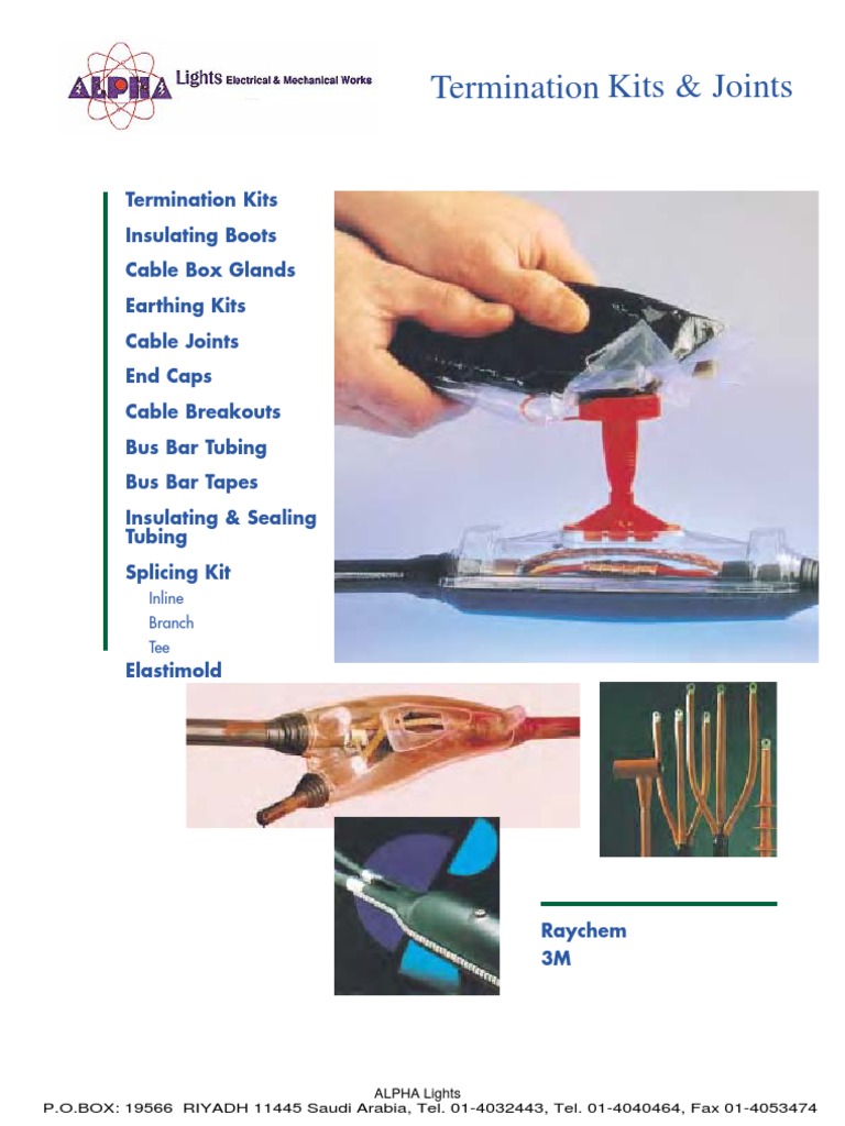 Termination Kit | PDF | Cable | Insulator (Electricity)