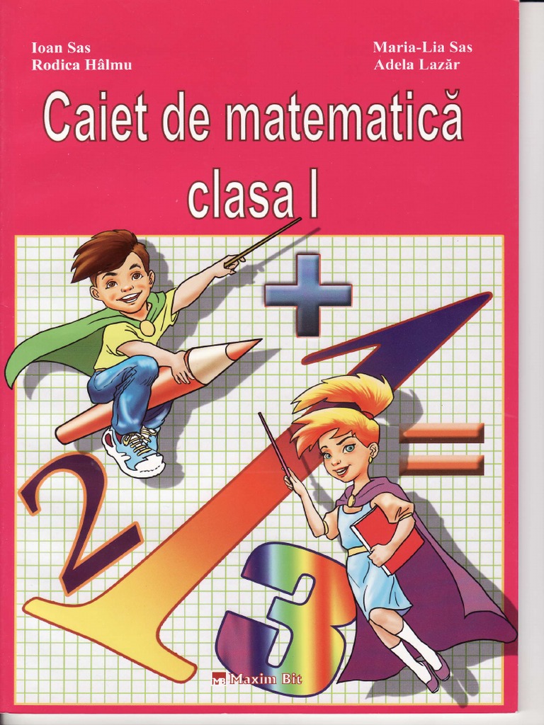Carti. Caiet - De.matematica - Auxiliar. Clasa.1. Ed - Maxim.bit ...