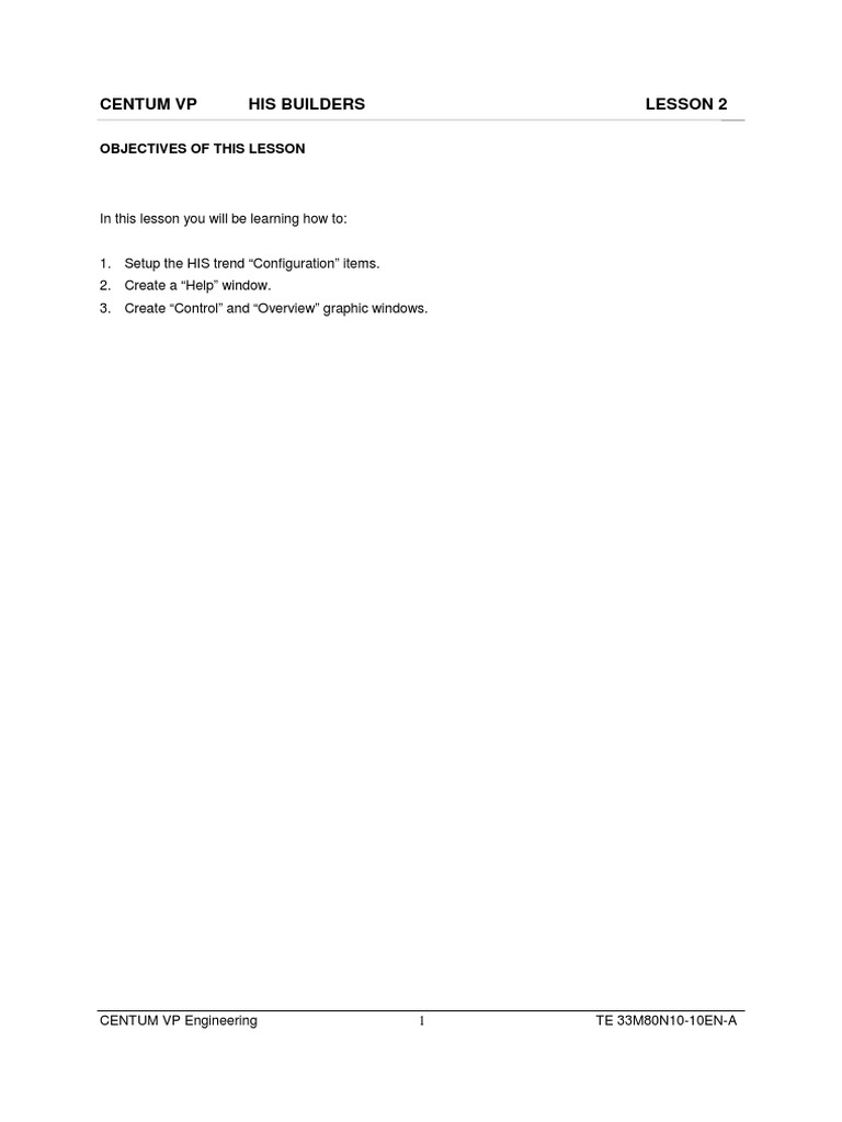 Centum VP 2 ENG HIS Builder - Global | PDF | Icon (Computing) | Tab (Gui)