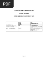 Template Hazid Report | PDF | Natural Gas | Hazards