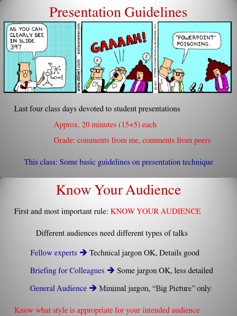 Presentation Guidelines: Approx. 20 Minutes (15+5) Each Grade: Comments ...
