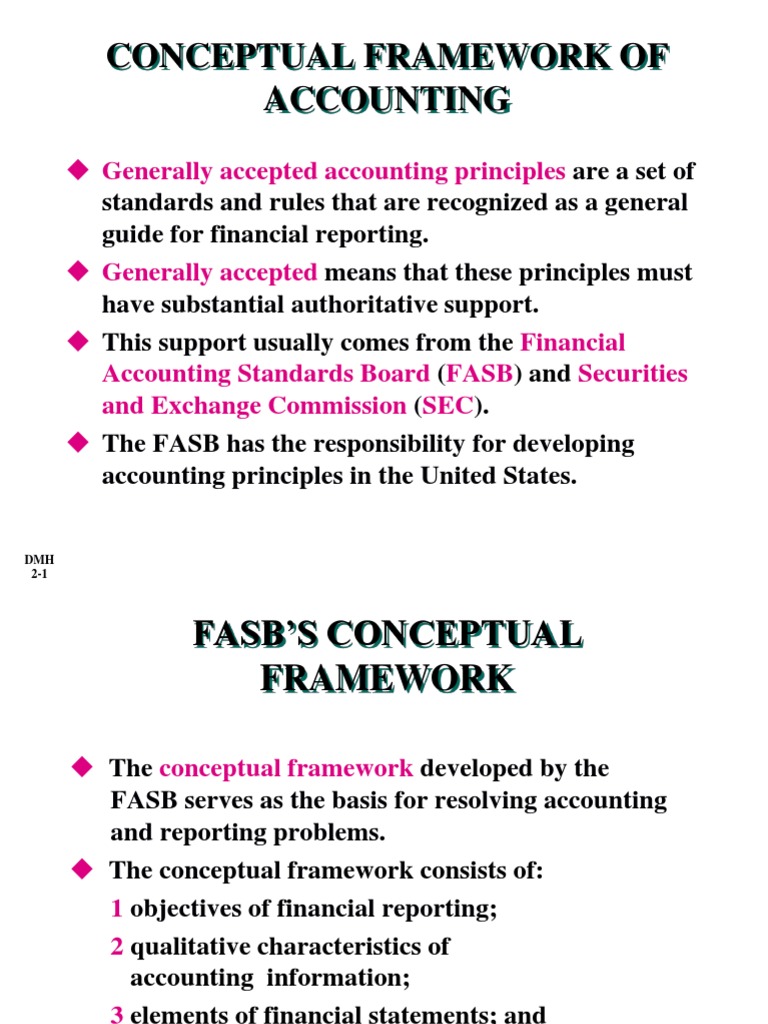 Conceptual Framework of Accounting: Generally Accepted Accounting ...
