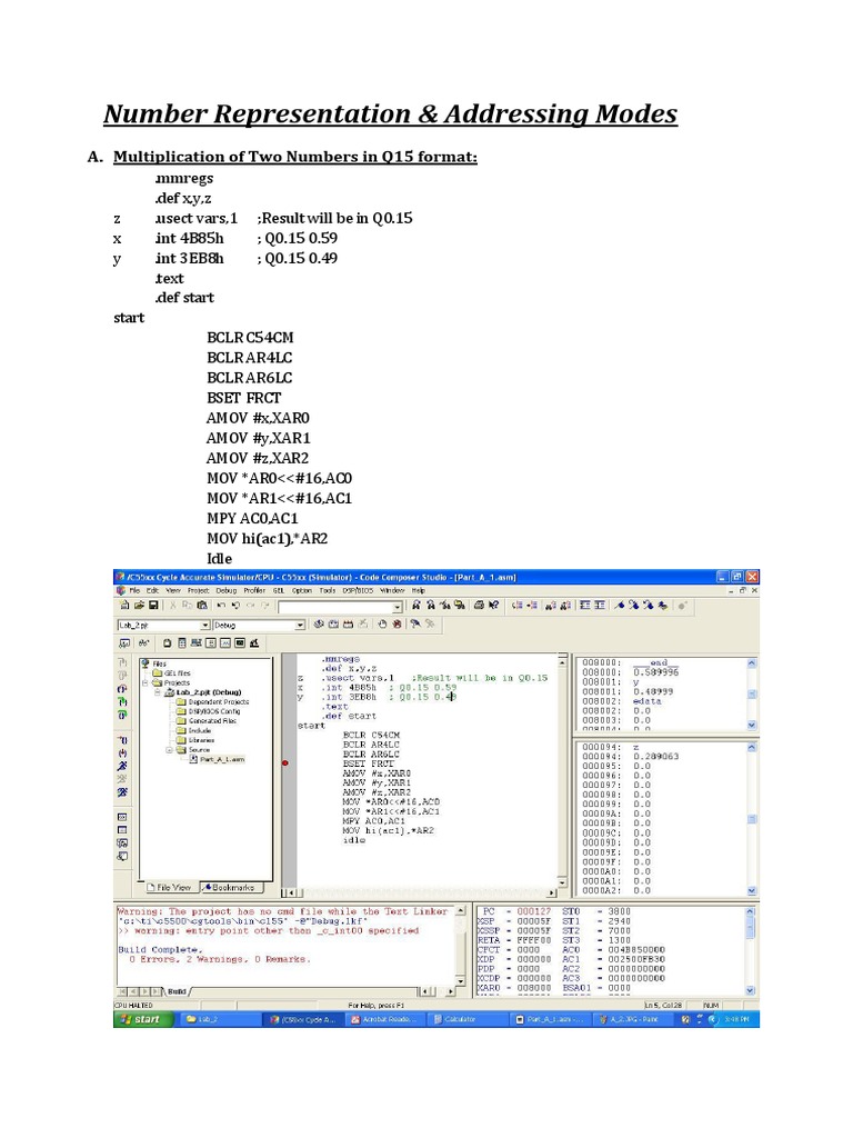 2012EEE2188 DSP Experiment 2 | PDF | Digital Electronics | Digital Technology