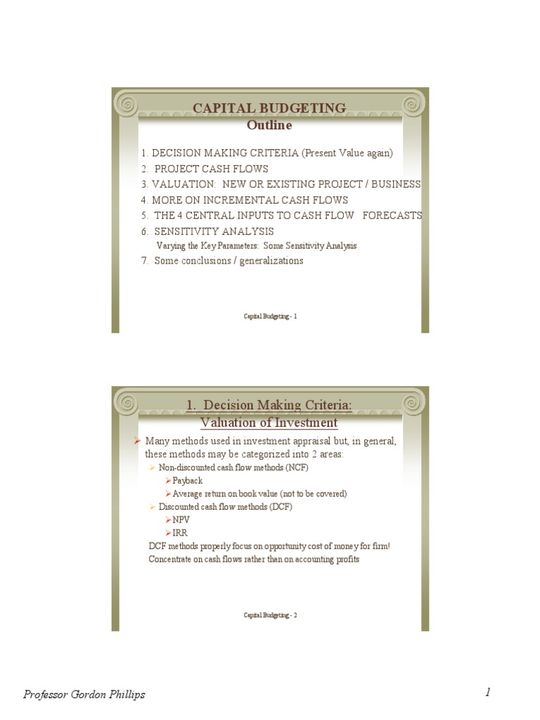 Capital Budgeting Deep Dive: A Comprehensive Guide to Evaluating ...
