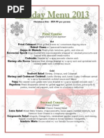 Western Set Menus | PDF