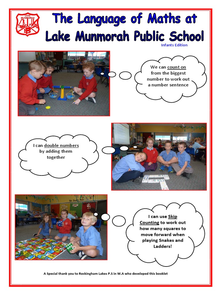 Maths Booklet-Lower Years | PDF | Multiplication | Arithmetic