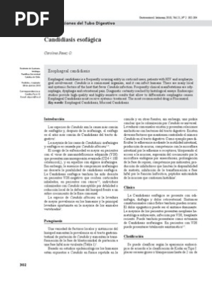 Candidiasis Esofagica Kodsi Ii