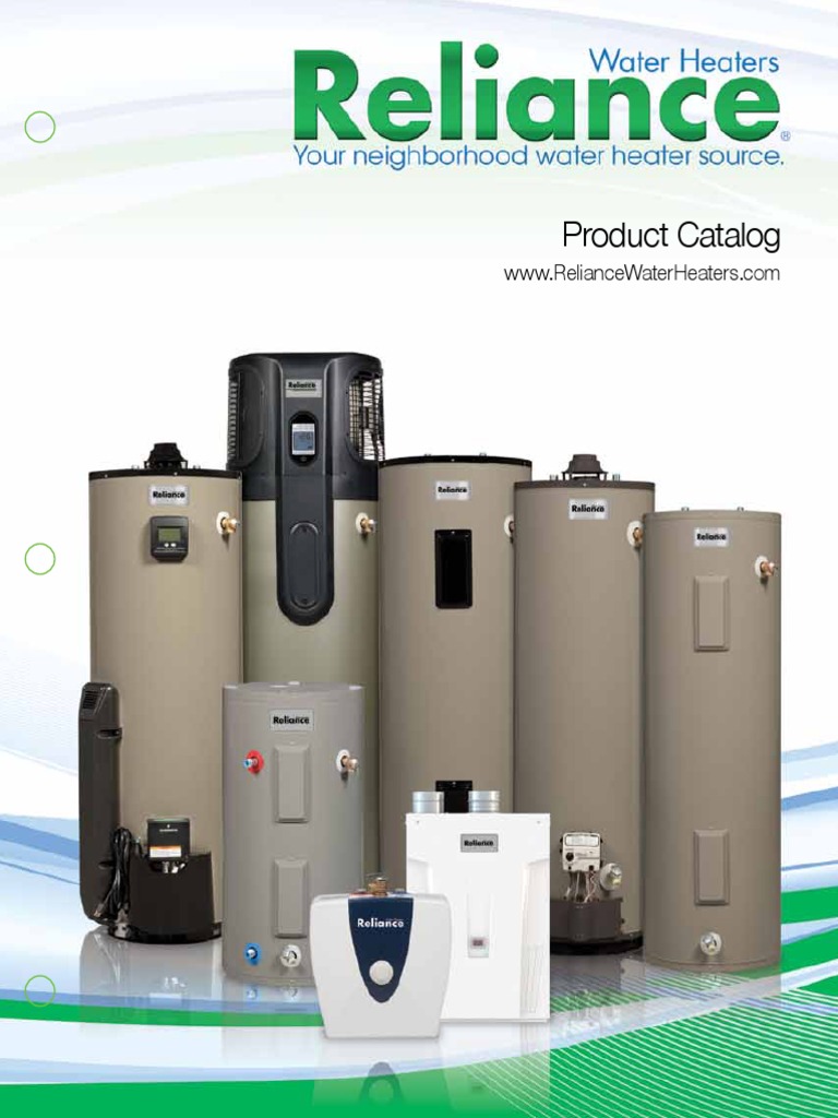 Reliance Product Catalog 2012 | PDF | Water Heating | Hvac