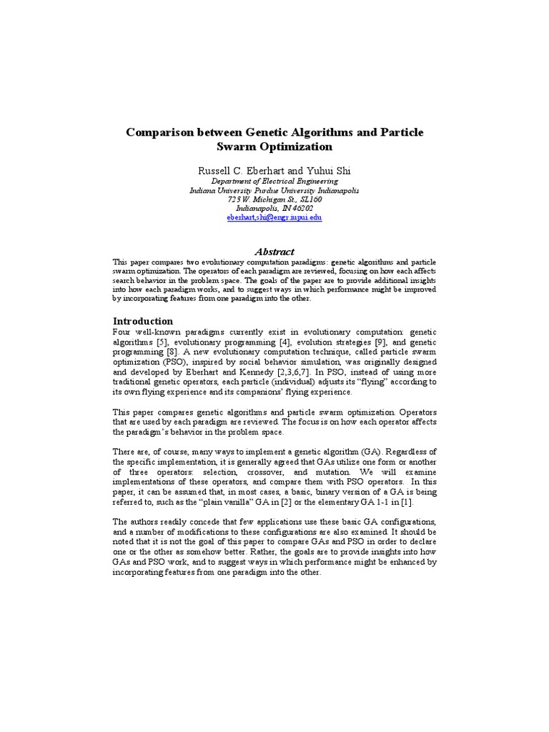 Gapso PDF | PDF | Genetic Algorithm | Natural Selection