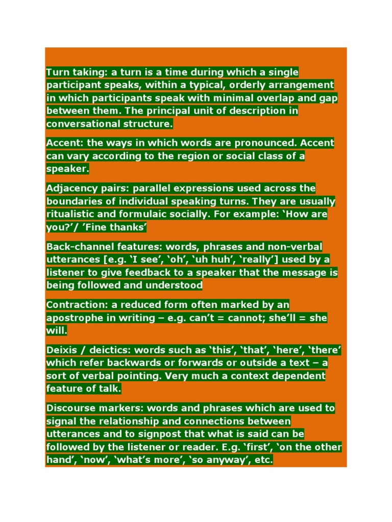 Turn Taking | PDF | Interpersonal Communication | Symbols