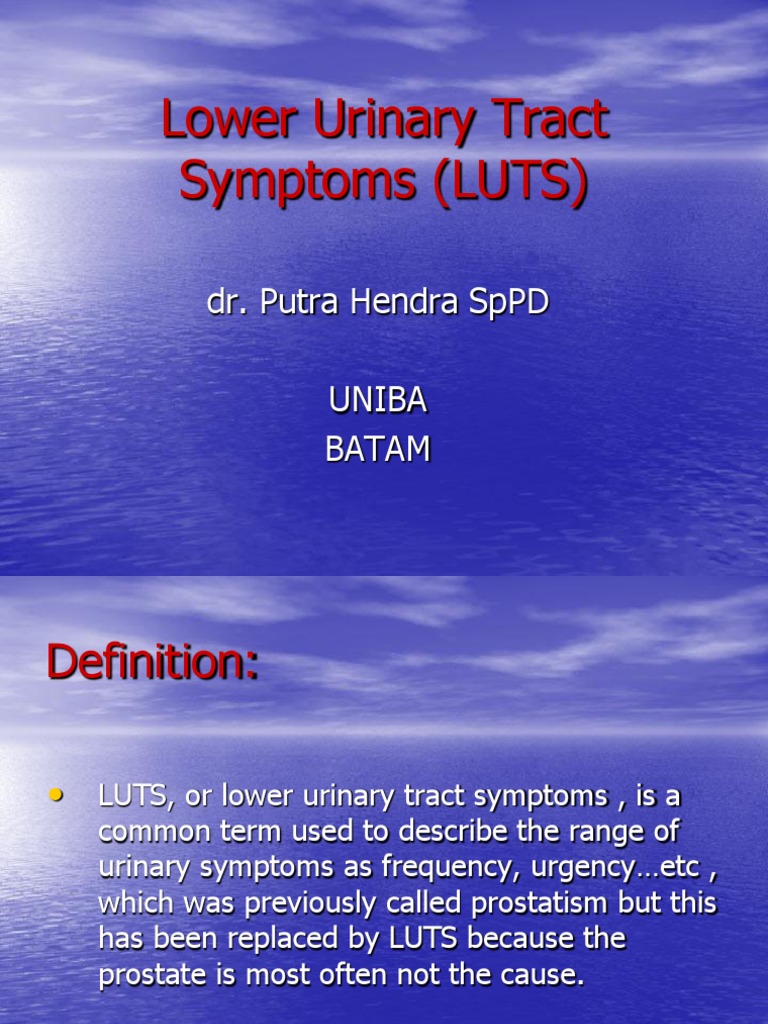 Understanding Lower Urinary Tract Symptoms: A Comprehensive Review of ...