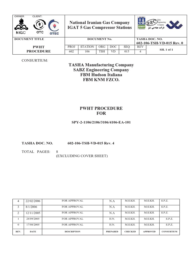 PWHT | Download Free PDF | Welding | Construction