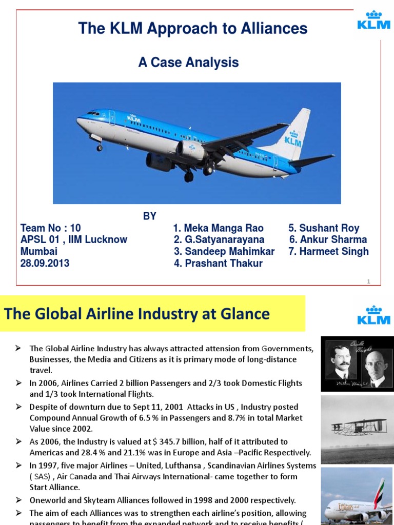 The Evolution of KLM's Strategic Alliance Approach: Successes ...