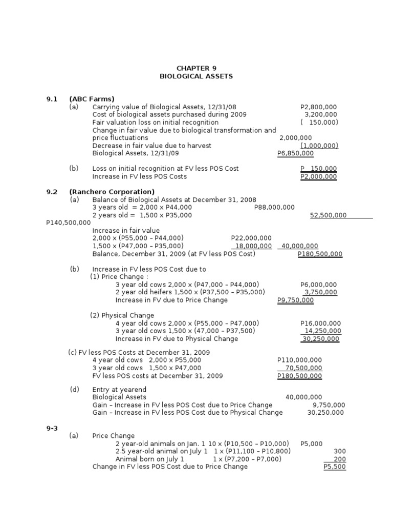 CH 9 Answers Vol 1 Finacc | PDF