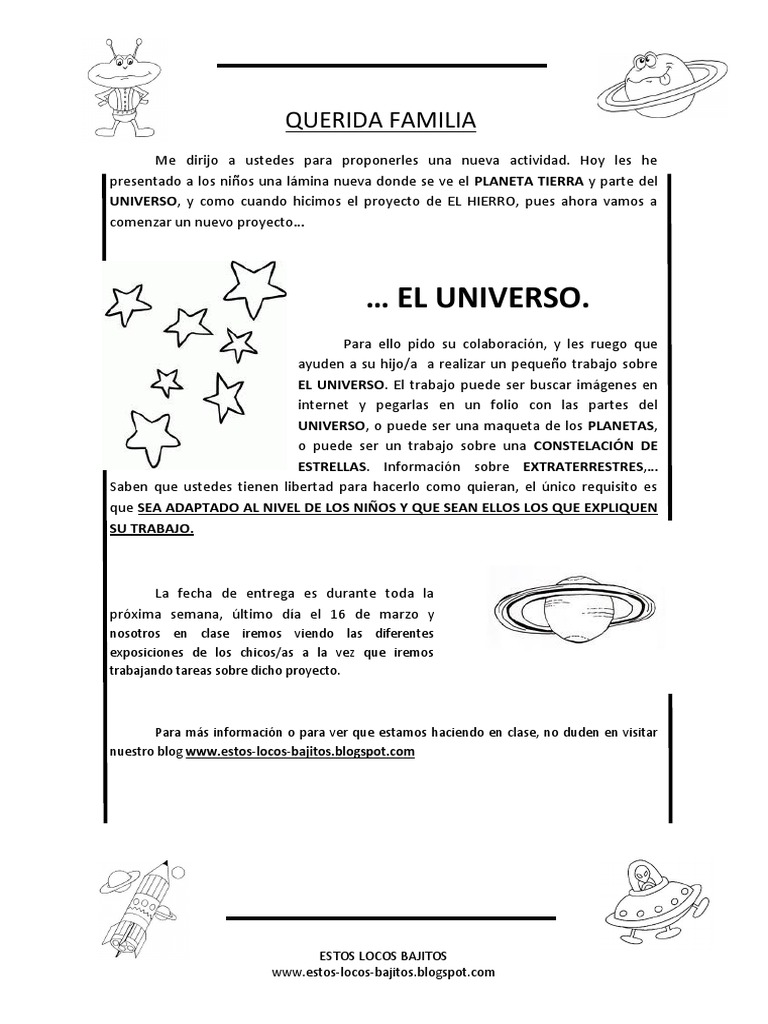 Actividades del Universo para Niños | PDF | Universo | Ocio