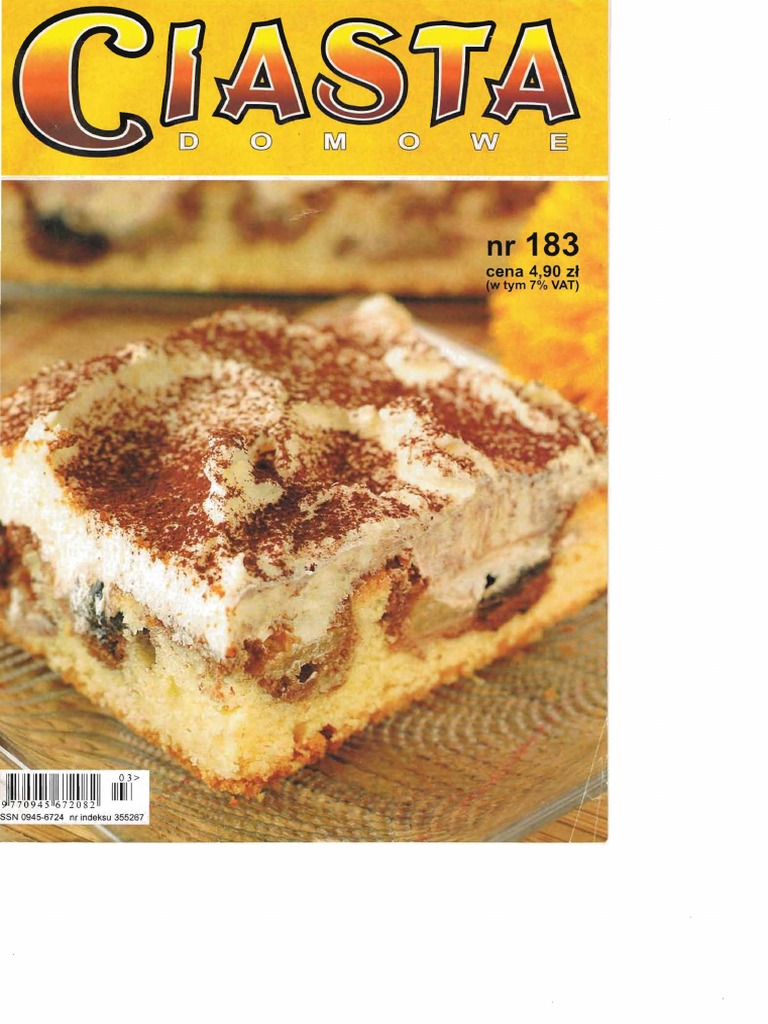 Ciasta Domowe NR 183 | PDF