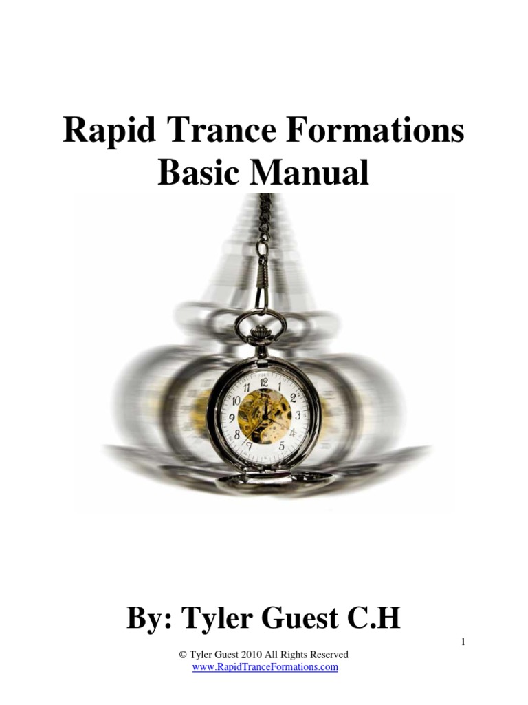 Rapid Trance Formations Basic Hypnosis Manual | PDF | Hypnosis ...