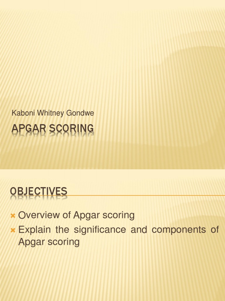 Apgar Scoring | PDF | Infants | Cardiopulmonary Resuscitation