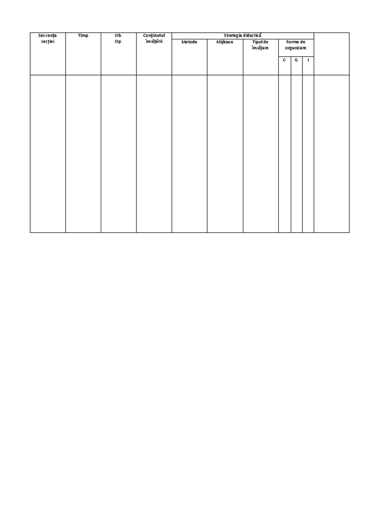 Componenta Descriptiva Model 4 | PDF