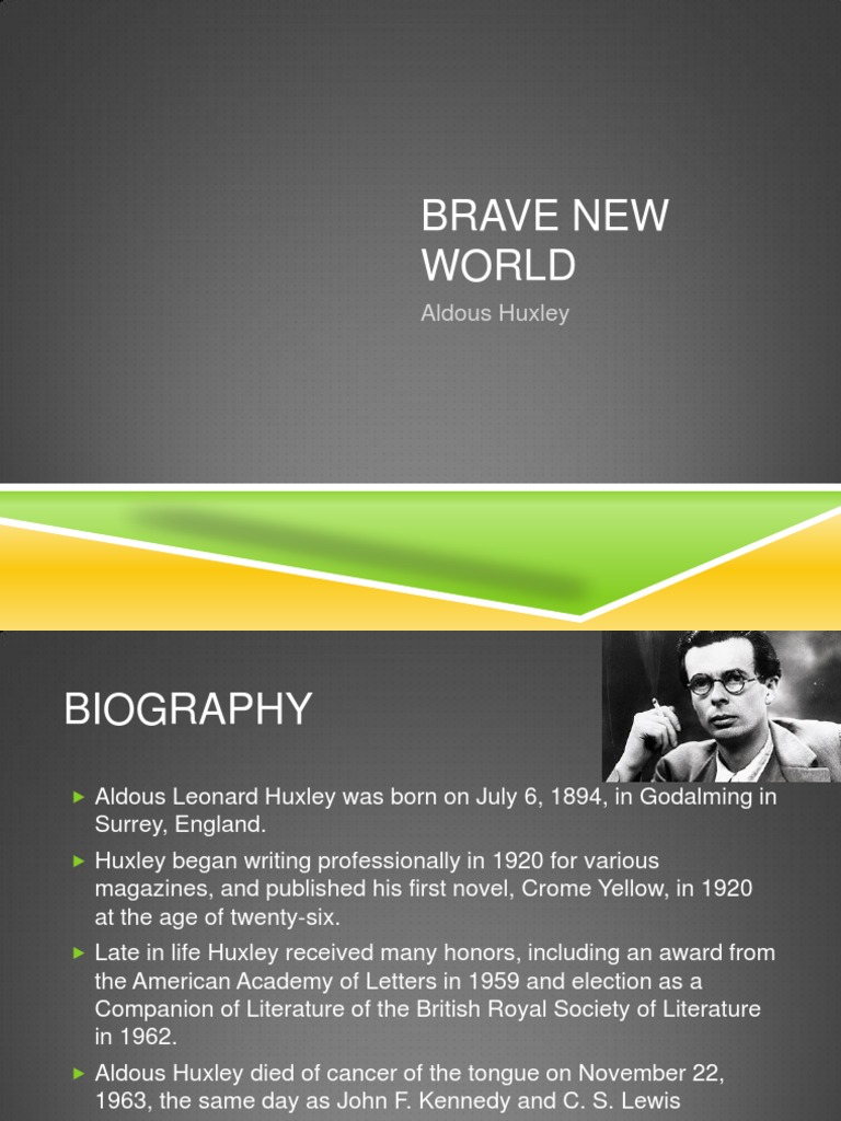 Brave New World | PDF