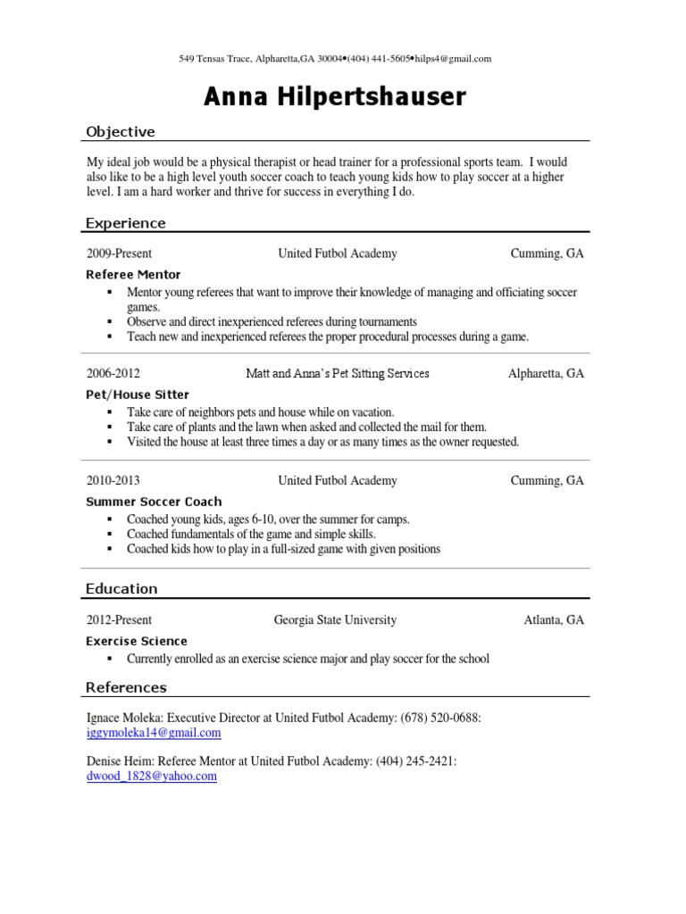 Anna Resume | PDF