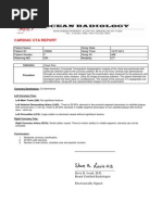 Angiogram Report Apollo | PDF | Angiography | Coronary Artery Bypass ...