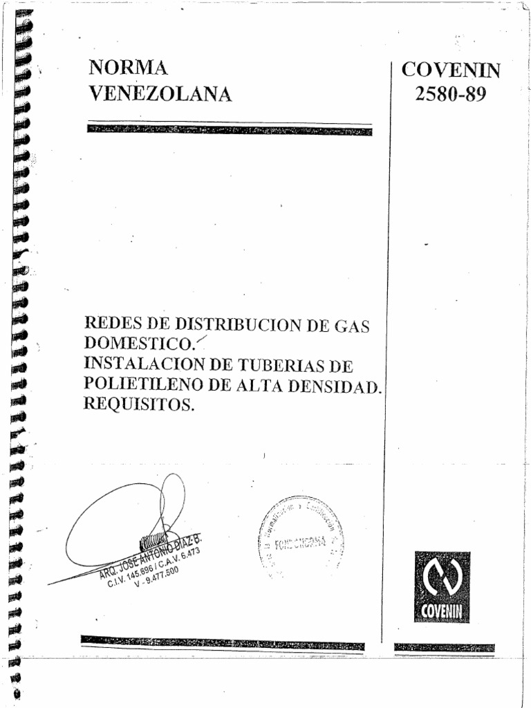 Norma Covenin 2580 89 PDF | PDF