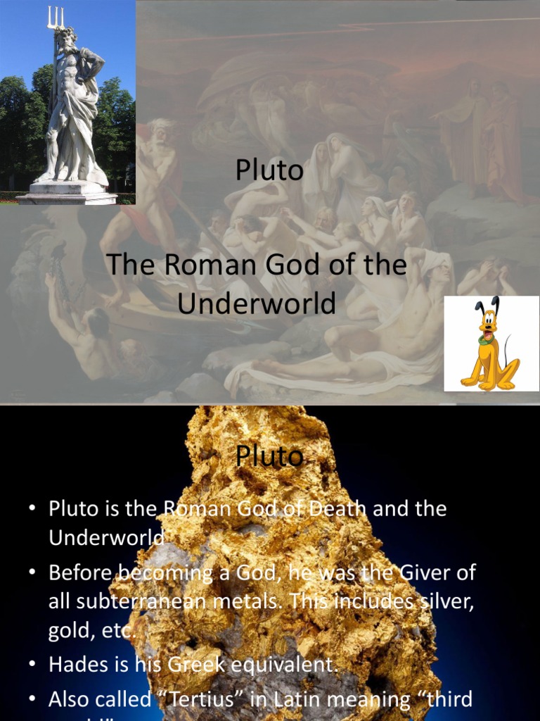 Latin- Pluto Presentation | Hades | Roman Mythology