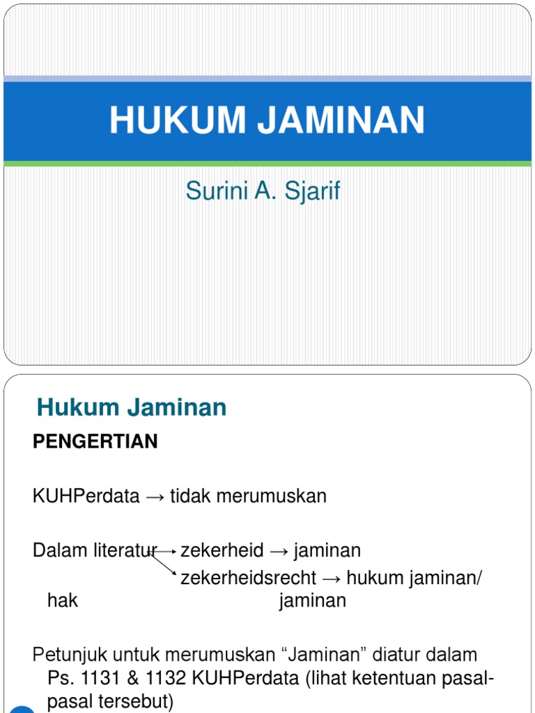 Hukum Jaminan | PDF