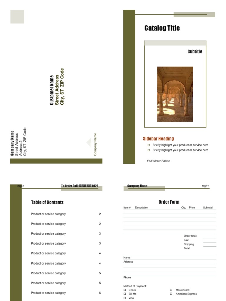 Catalog Title: Subtitle | PDF | Business | Marketing