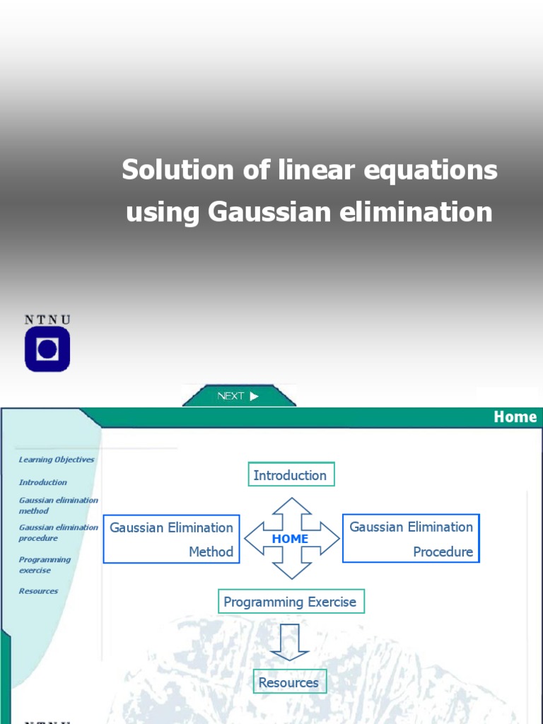 Gaussian | PDF | System Of Linear Equations | Equations