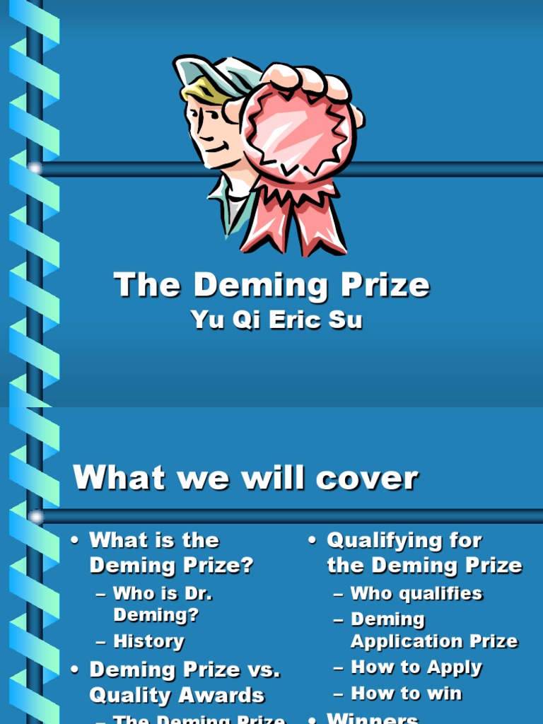 Deming Prize | Strategic Management | Quality Management