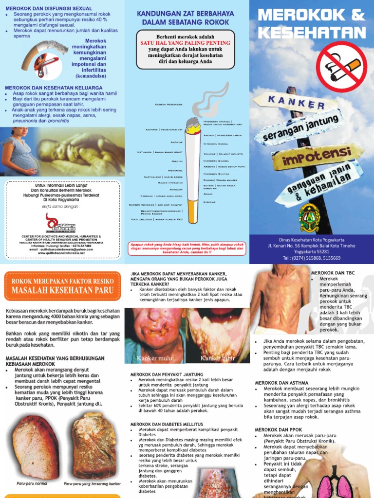 Leaflet Rokok | PDF