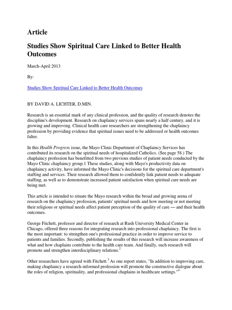 Spiritual Distress | PDF | Chaplain | Palliative Care