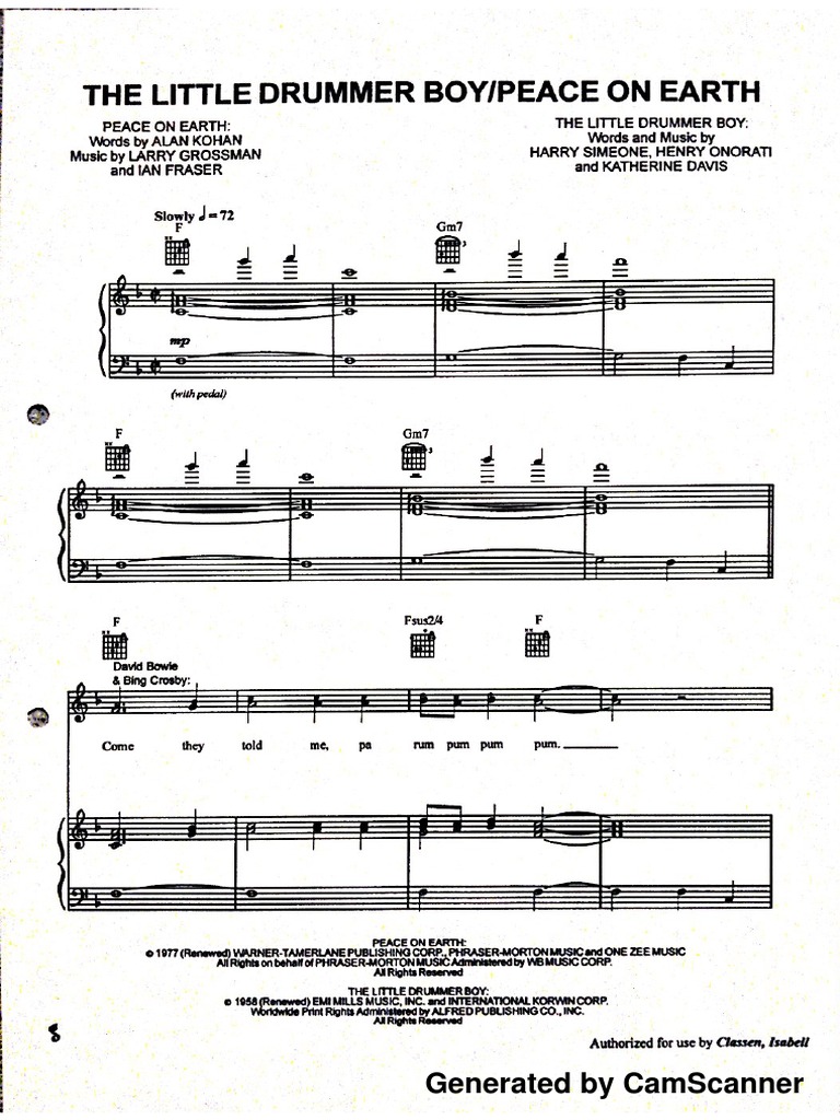 Little Drummer Boy | PDF