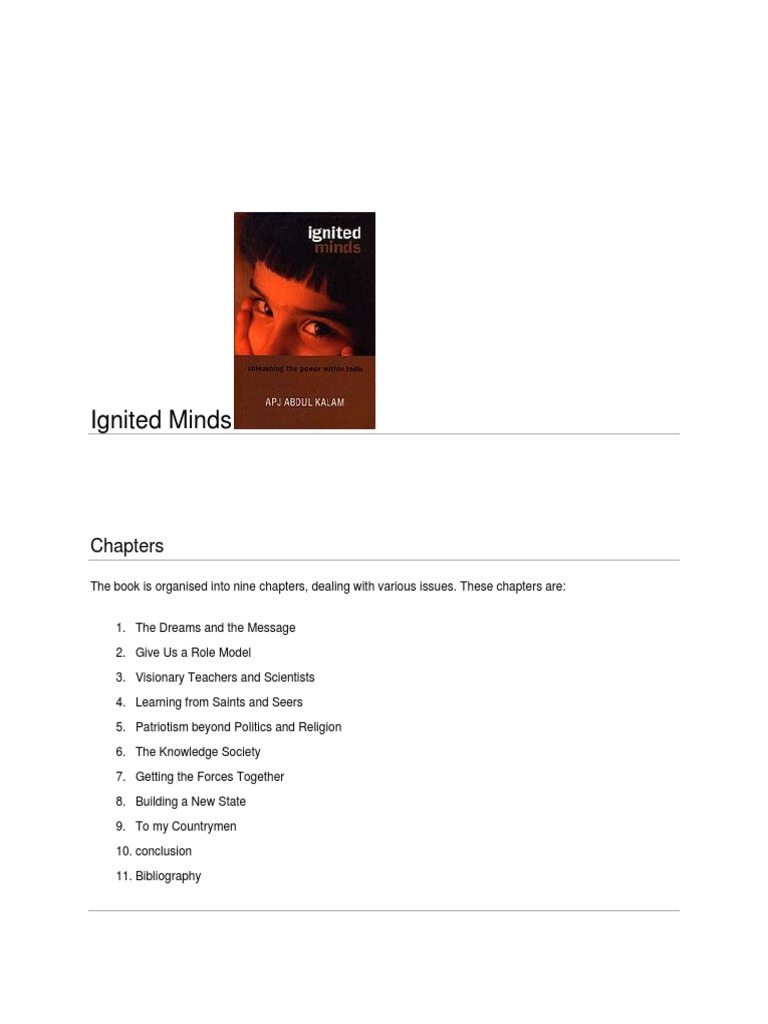 Ignited Minds | PDF