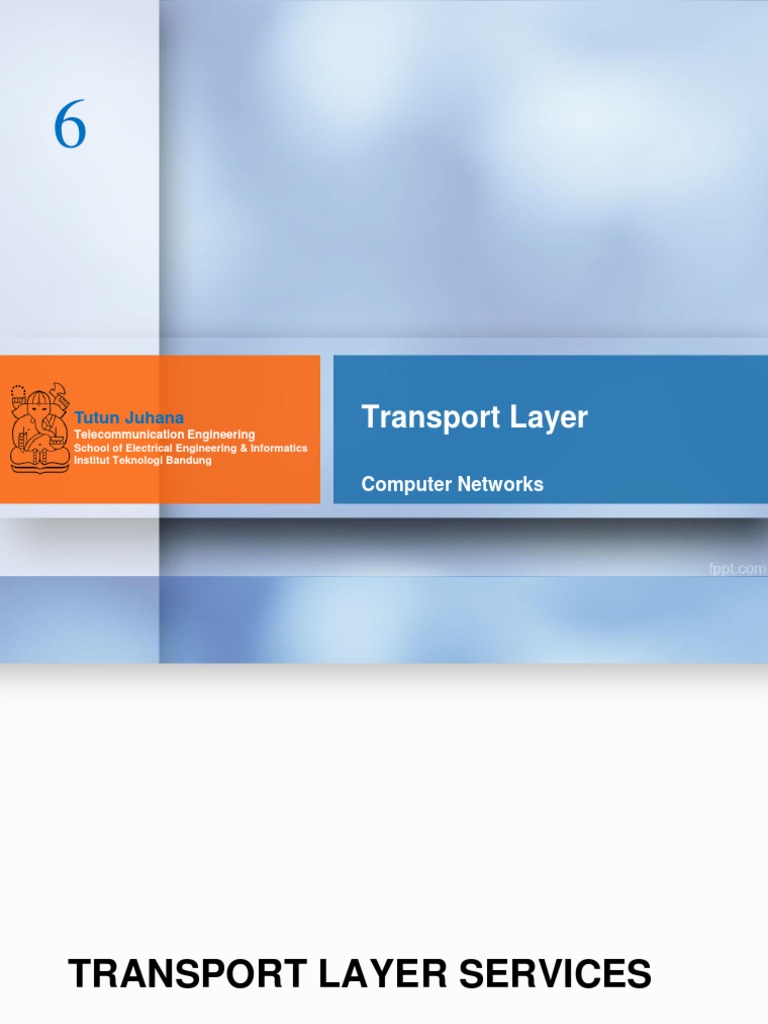6 Transport Layer | PDF | Transmission Control Protocol | Port ...