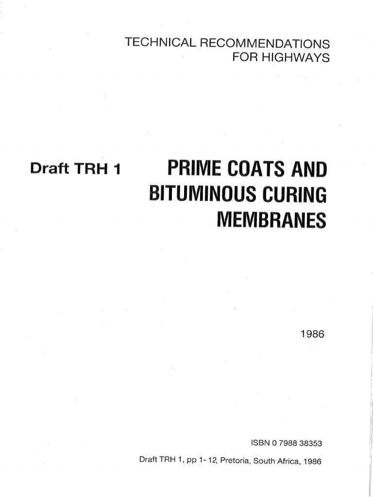 TRH 1 | PDF