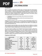 Technical Data Sheet - uPVC Pipe CLASS - 4 | PDF | Polyvinyl Chloride ...