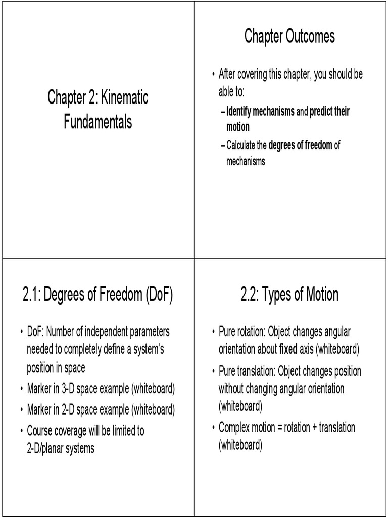 Chapter 02-Theory of Machines | PDF | Motion (Physics) | Mechanical ...