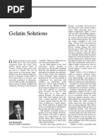Gelatin Bloom Strength Conversion Guide | PDF | Gelatin | Foods