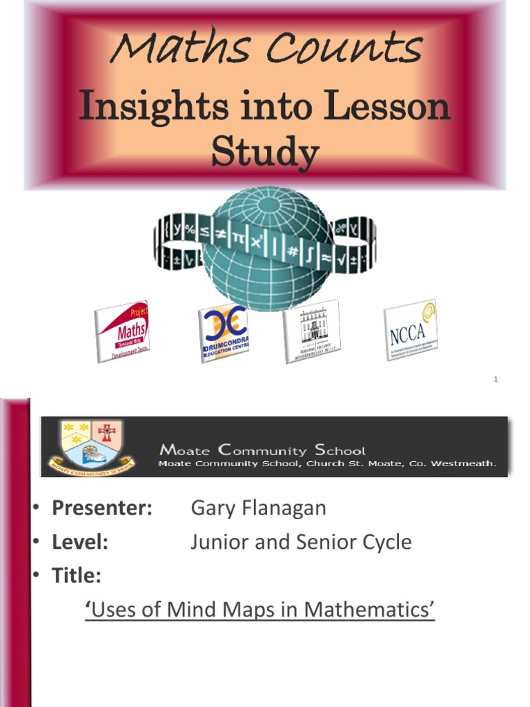 Using Mind Maps in Mathematics Moate Community School | PDF | Mind ...