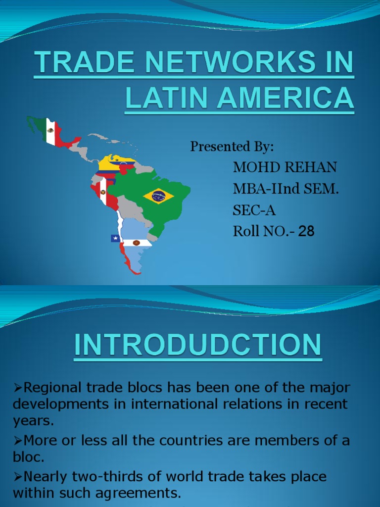 Latin America's Regional Trade Blocs | PDF | Latin America | Free Trade