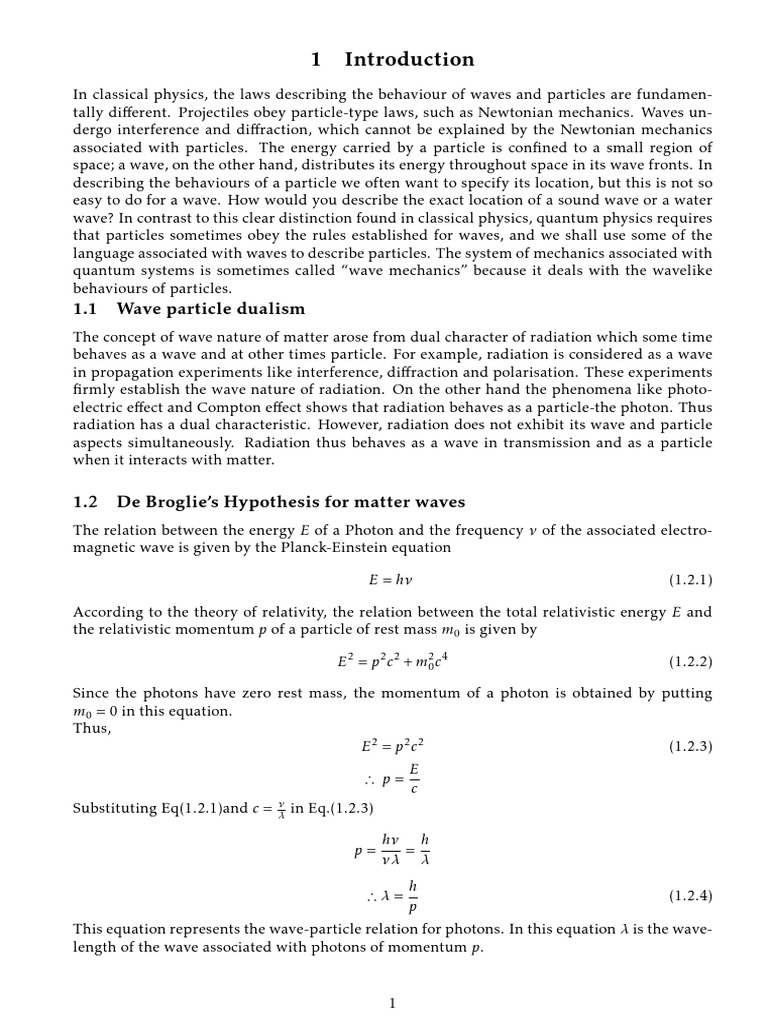 Wave Mech Intro | PDF | Waves | Electromagnetic Radiation