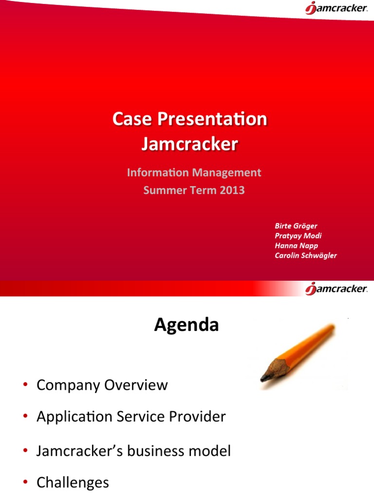 Jamcracker Case Presentation | PDF | Business