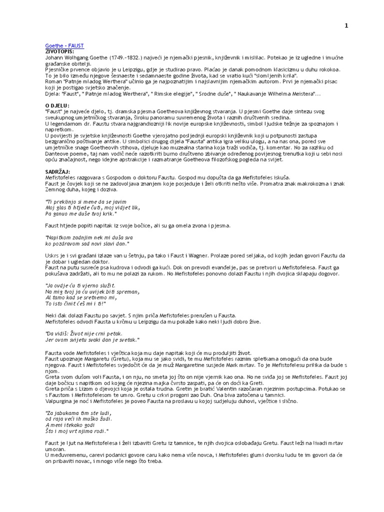 Goethe Faust Pdf