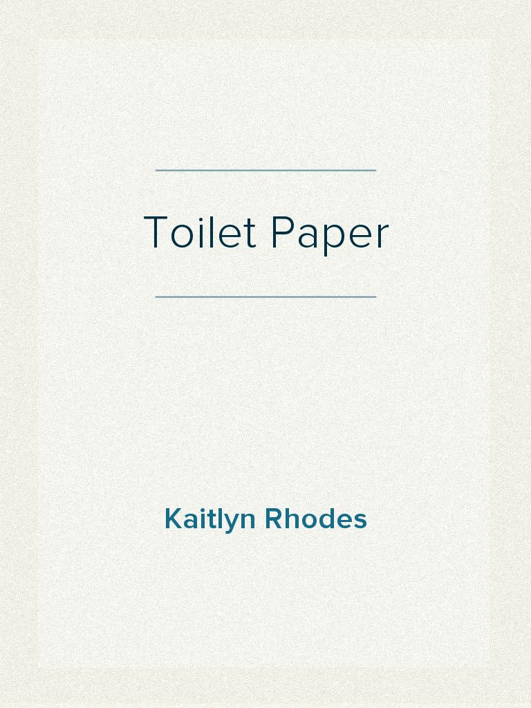 Toilet Paper | PDF