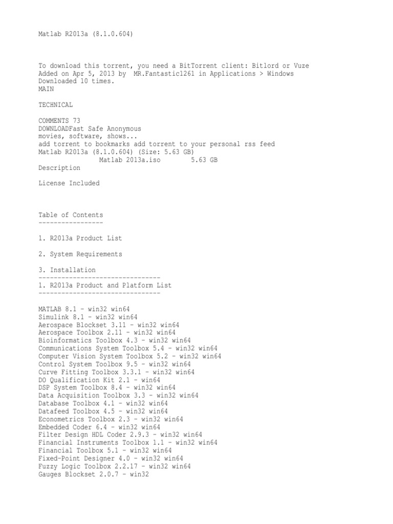 Matlab Details | Download Free PDF | Matlab | Hardware Description Language