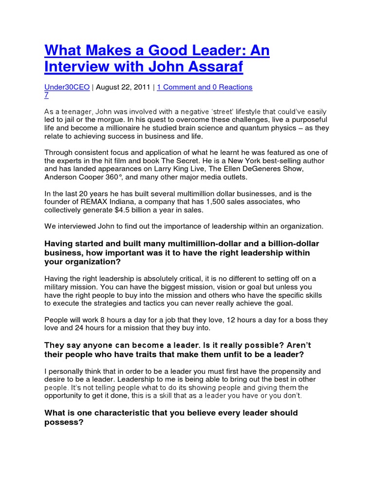 Calitati Ale Unui Lider | PDF | Competence (Human Resources) | Leadership